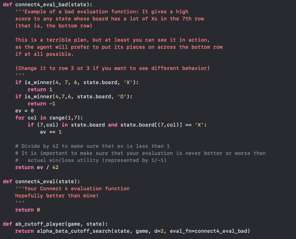 Solved import sys sys.path.append('aima-python') from | Chegg.com