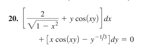 Solved In problems 9-20, determine whether the equation is | Chegg.com Solved In problems 9-20, determine whether the equation is | Chegg.com