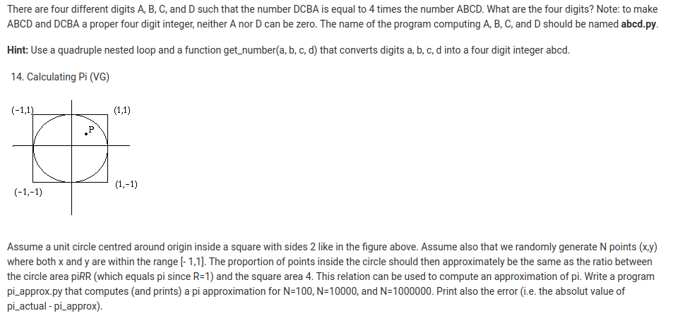 Solved There are four different digits A,B,C, and D such | Chegg.com