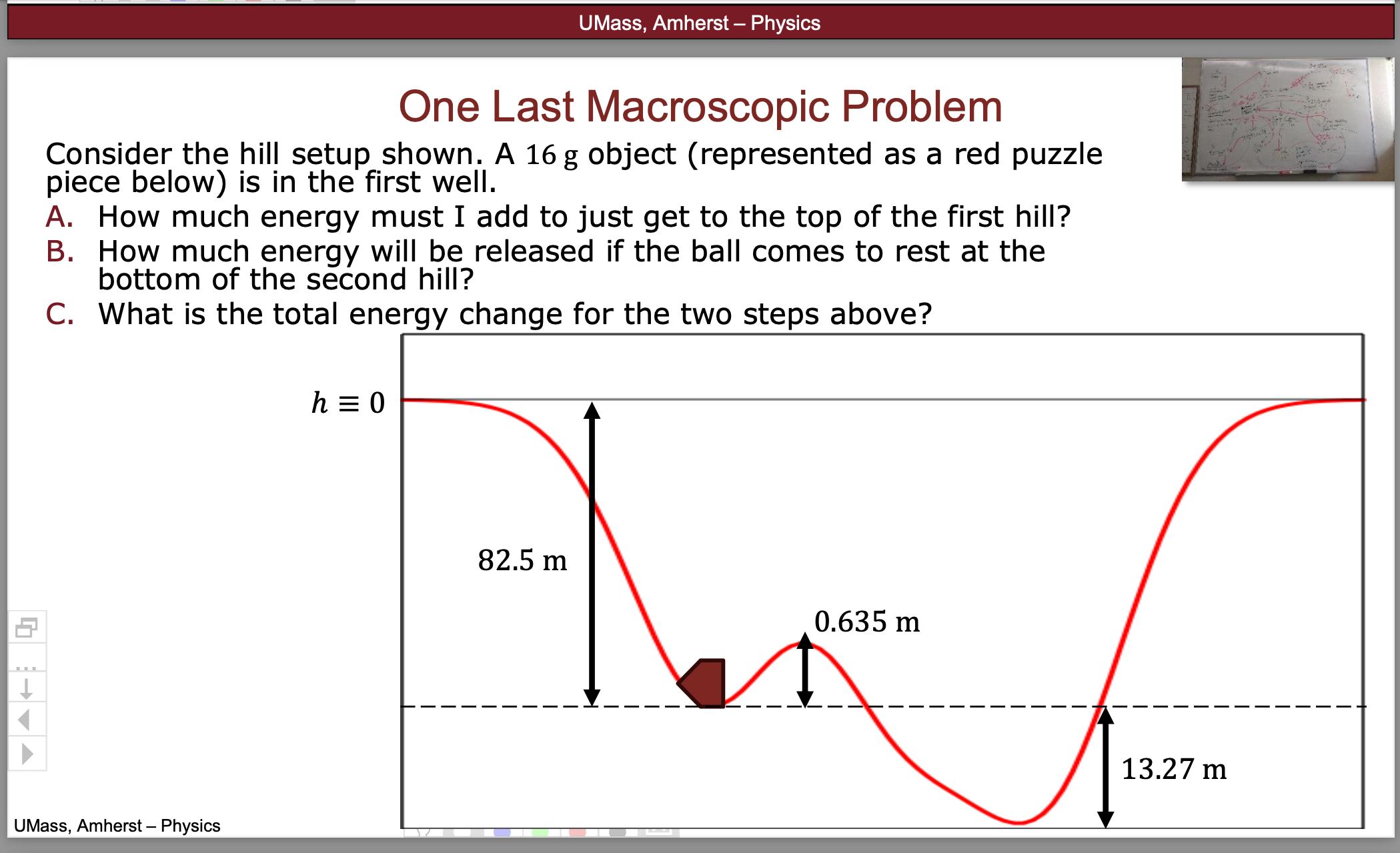 Solved One Last Macroscopic Problem Consider the hill setup | Chegg.com