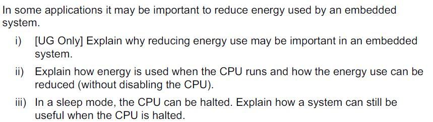 Solved In some applications it may be important to reduce | Chegg.com