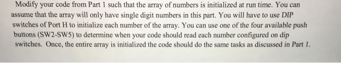 Solved Your Task Is To Write Assembly Code To Initialize An 2017
