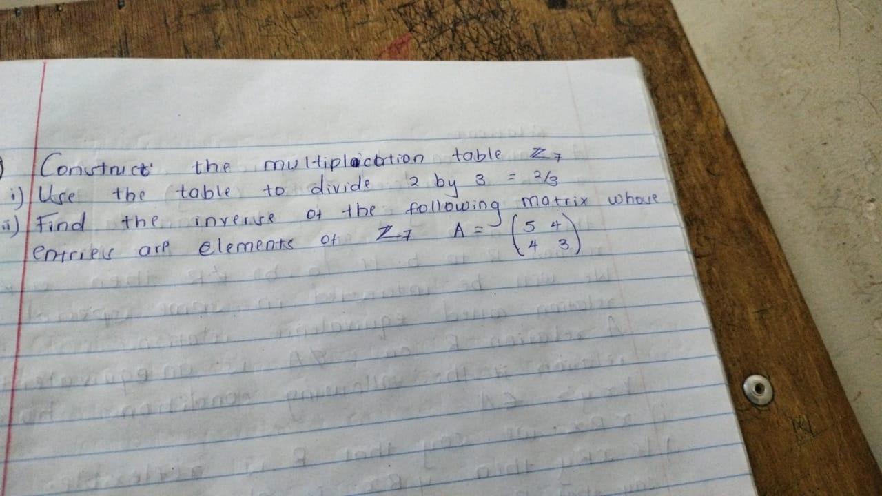 Solved to divide 3 Construct i Use the in) Find the entries | Chegg.com