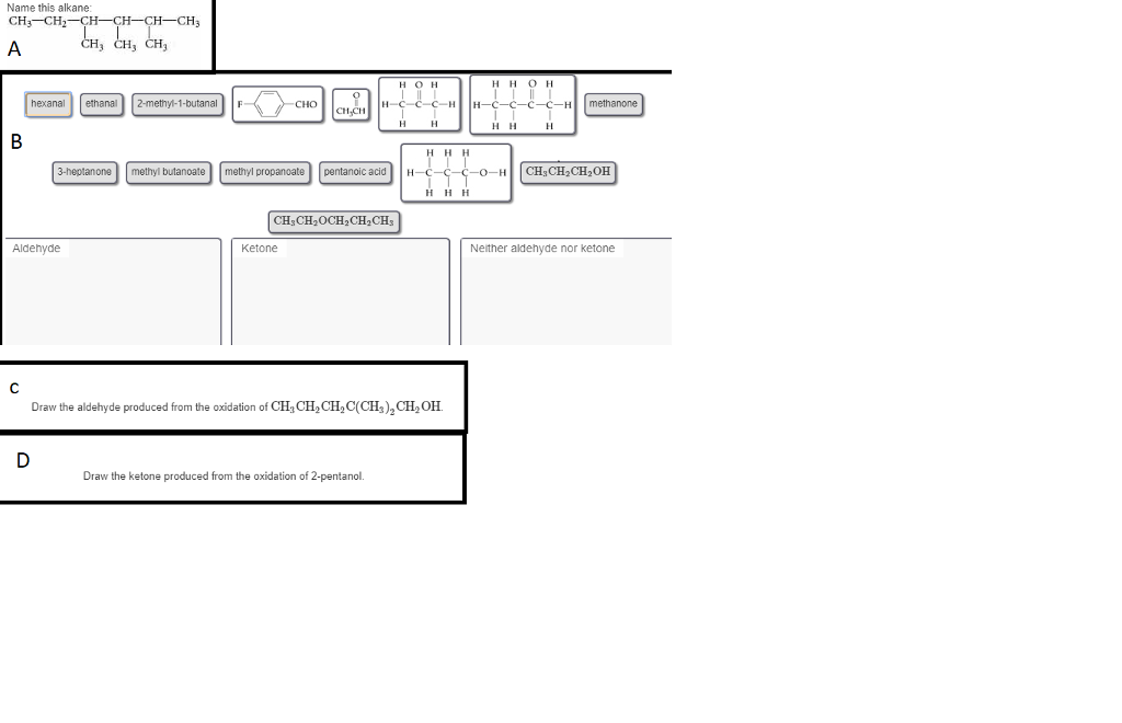 Solved Name this alkane CH3- CH2 H CH3 H O H ннон hexanal | Chegg.com