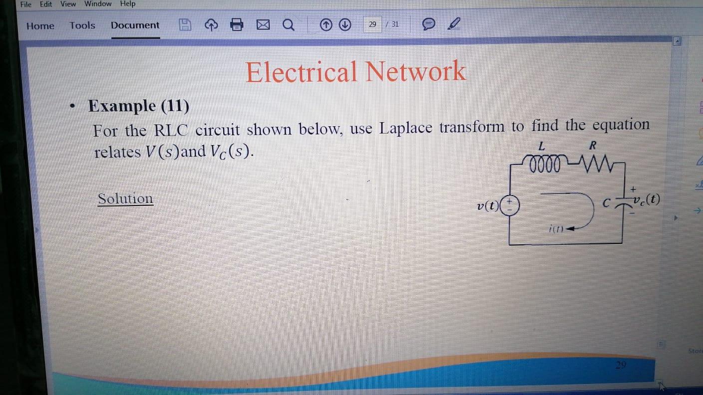 Solved File Edit View Window Help Home Tools Document 29 1 | Chegg.com