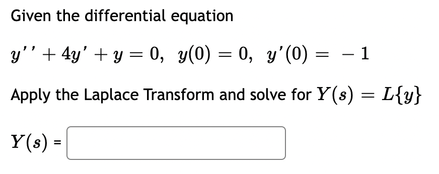 [Solved]: Given the differential equation [ y^{ prime pr