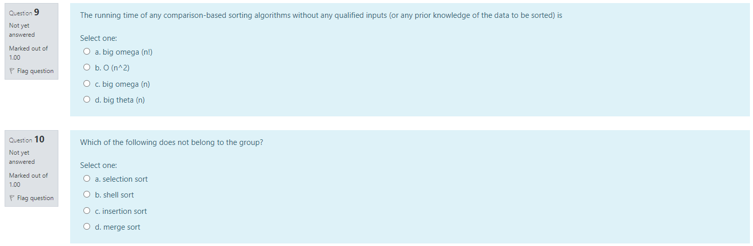 Solved Question 5 Which of the following best describes the | Chegg.com