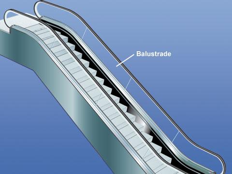 How feasible is conversion of metal escalator balustrade to glass? : r ...