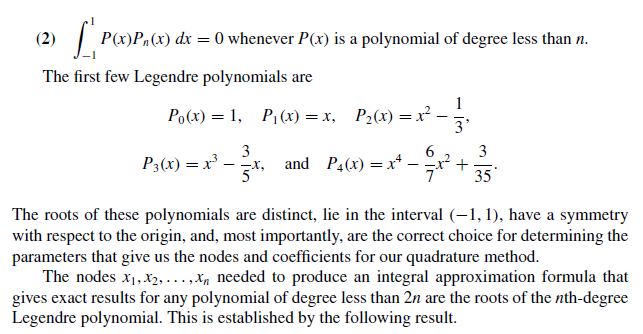 Solved Legendre Polynomials The technique we have described | Chegg.com