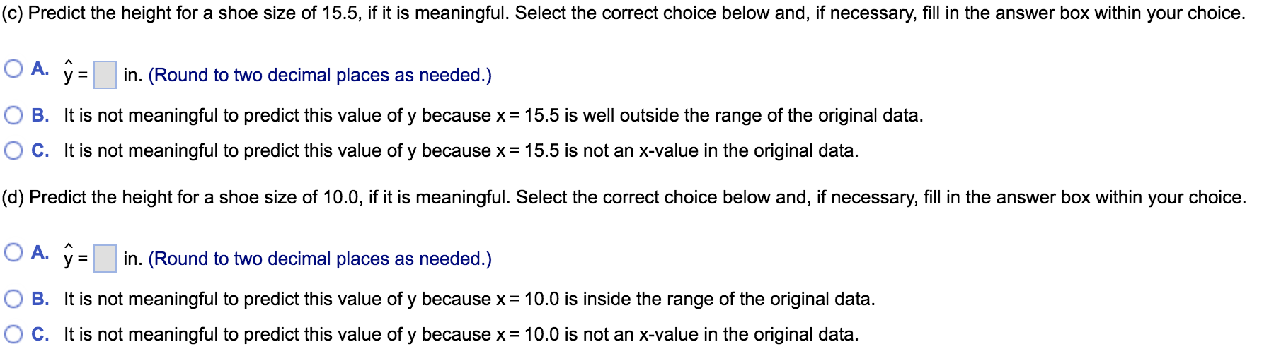 Solved the given x-values, if meaningful. If the x-value is | Chegg.com