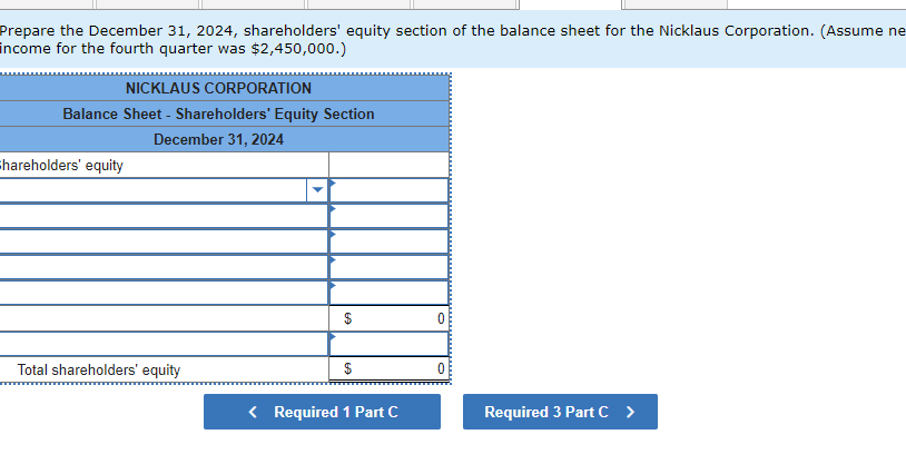 On October 1,2024 , Nicklaus Corporation receives | Chegg.com