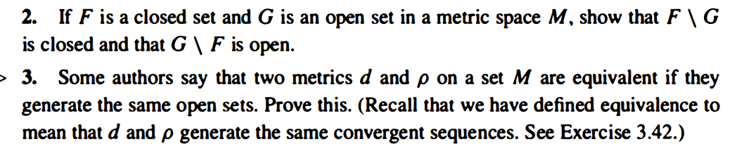 Solved 2. If F is a closed set and G is an open set in a | Chegg.com