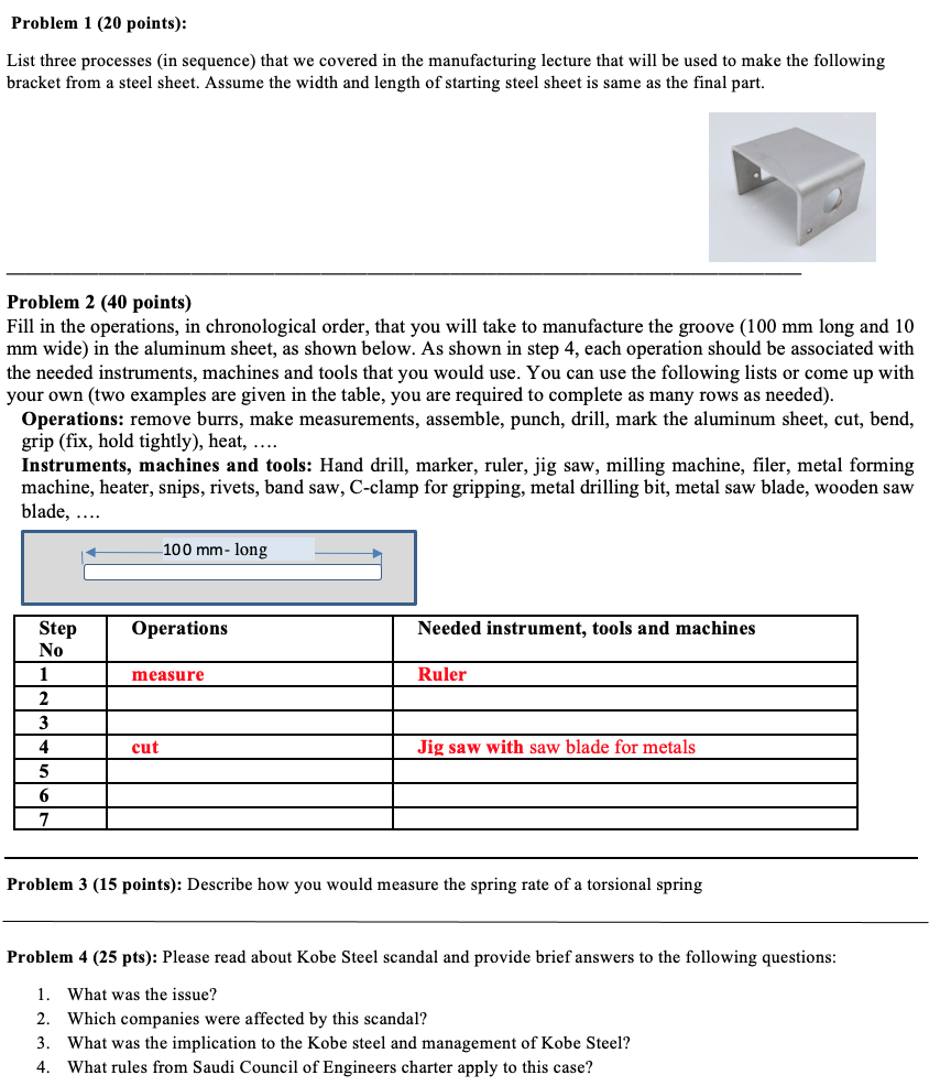 Solved Problem 1 (20 points): List three processes (in | Chegg.com