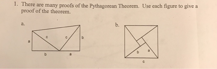 Solved There are many proofs of the Pythagorean Theorem. Use | Chegg.com