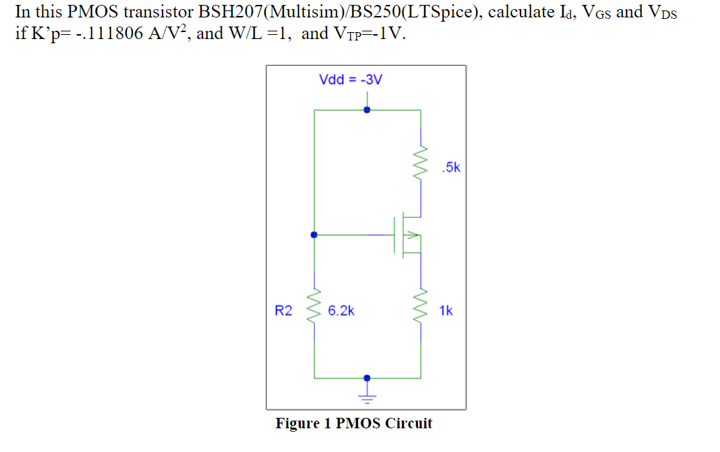 Solved In this PMOS transistor | Chegg.com