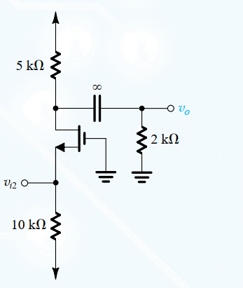 The NMOS transistor in the source-follower circuit of | Chegg.com