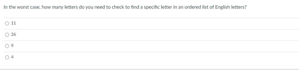 Solved Consider the following list. Using linear search, how | Chegg.com