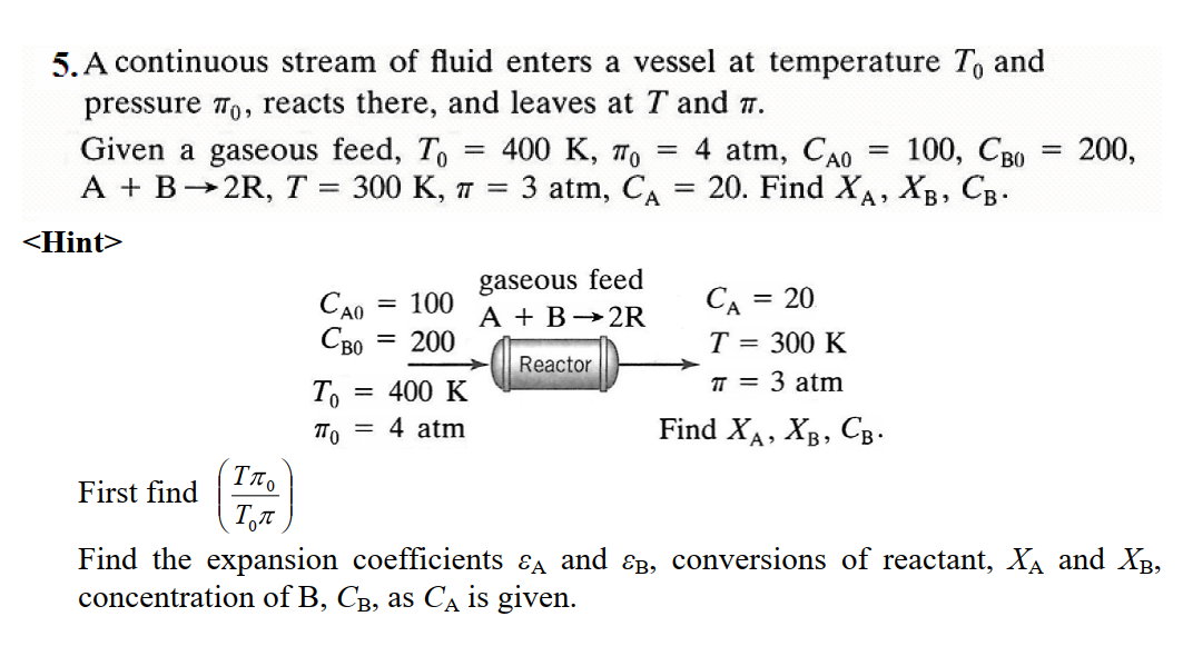 Solved 5. A continuous stream of fluid enters a vessel at | Chegg.com