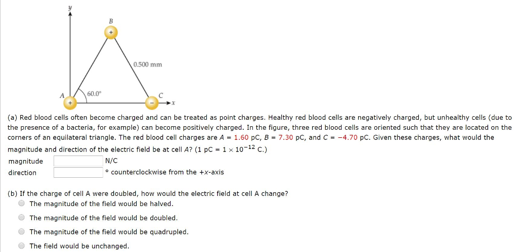 Solved 0.500 mmm 60.0 (a) Red blood cells often become | Chegg.com