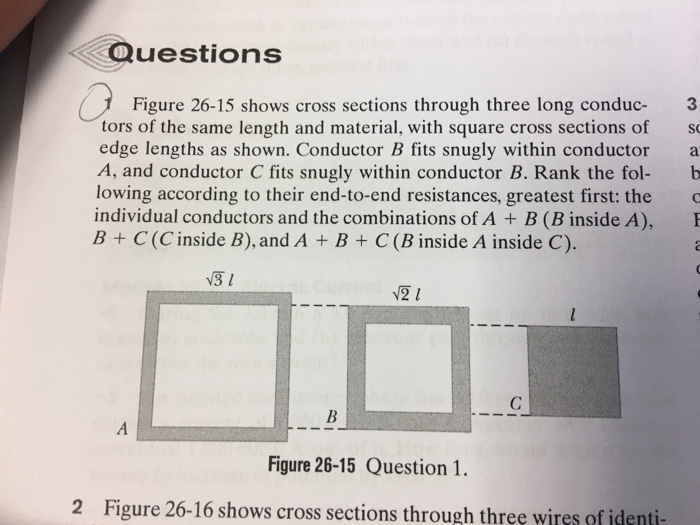 Solved Shows cross sections through three long conductors of | Chegg.com