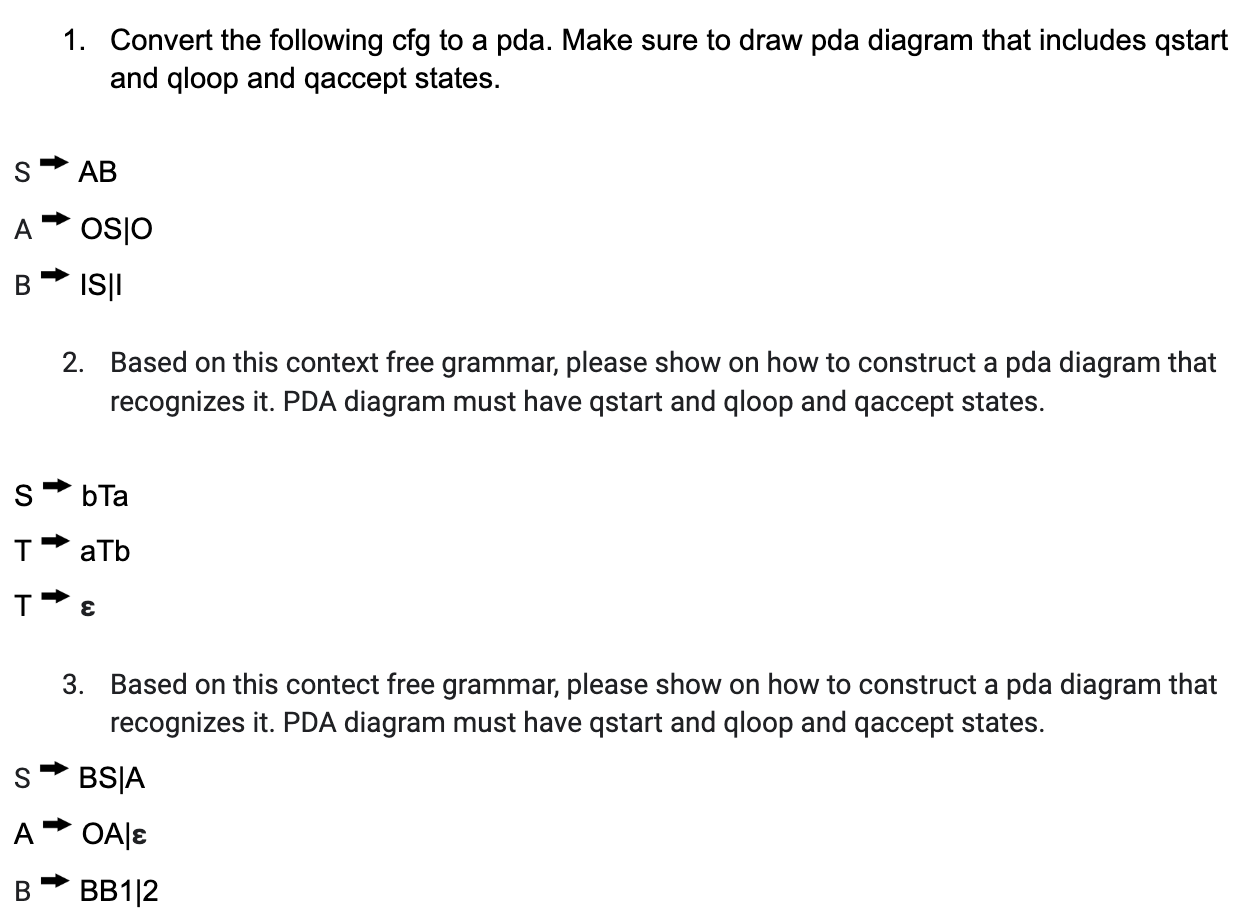 Solved Automata Theory Questions Please convert the | Chegg.com