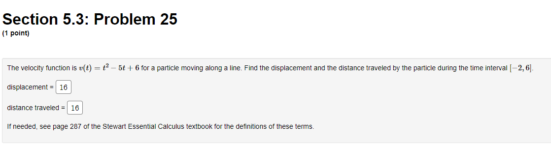 Solved Section 5.3: Problem 14 (1 point) Evaluate el f(2) | Chegg.com Solved Section 5.3: Problem 14 (1 point) Evaluate el f(2) | Chegg.com