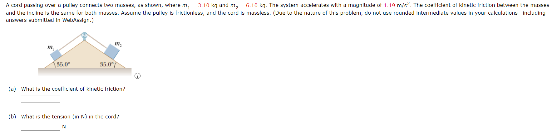 Solved answers submitted in WebAssign.) (a) What is the | Chegg.com