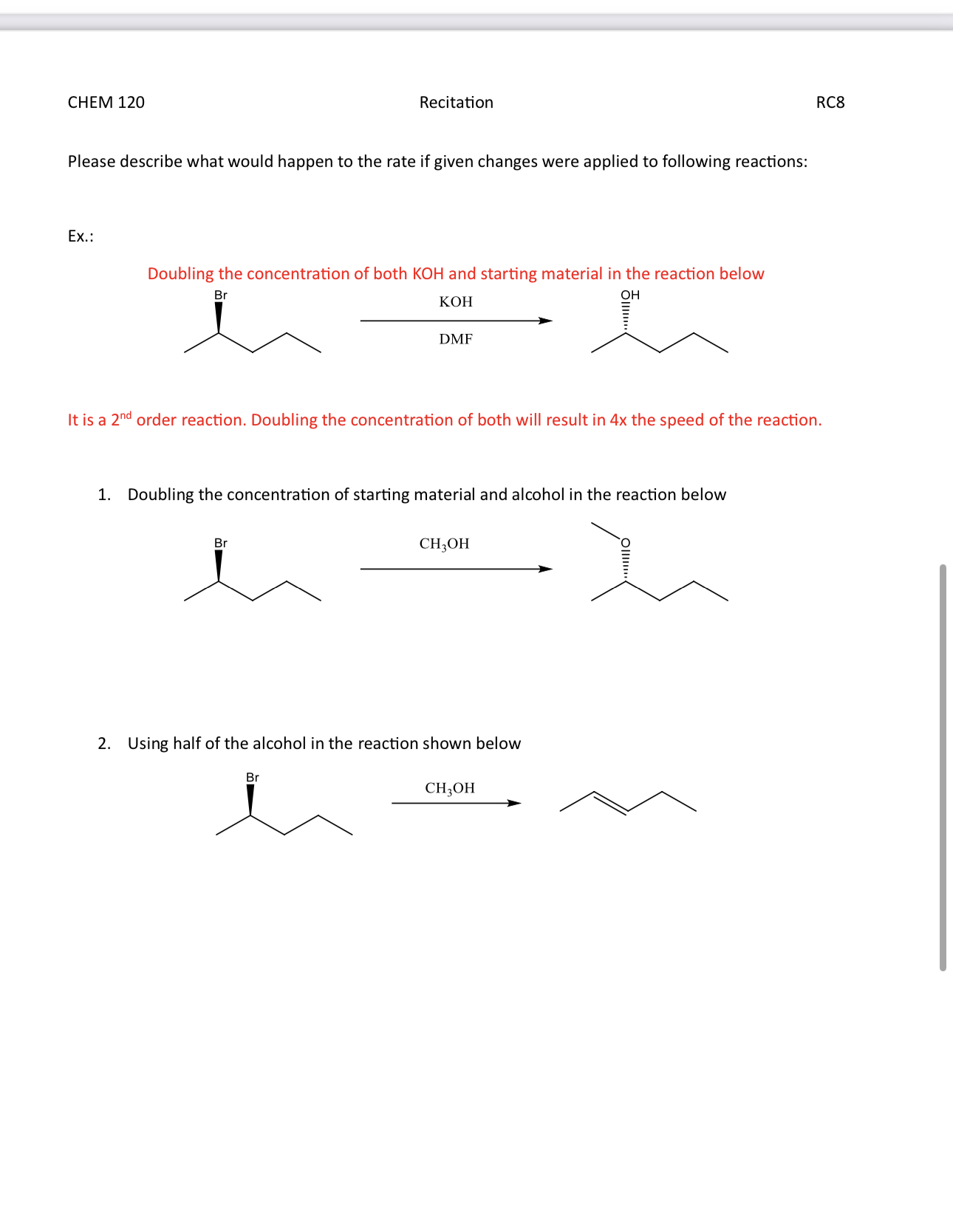 Part V: Multi-step synthesis Provide reagents needed | Chegg.com