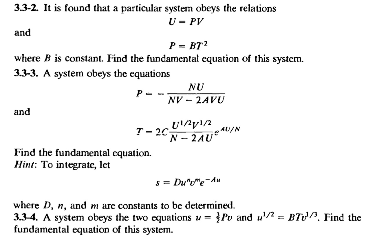 Solved PROBLEMS 3.3-1. A particular system obeys the two | Chegg.com