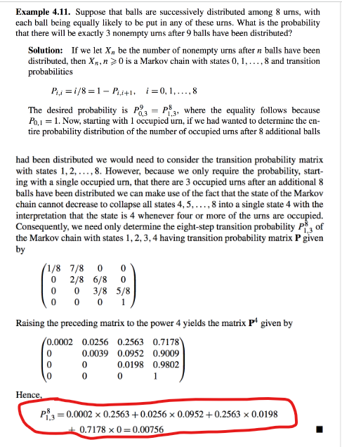 Example 4.11. Suppose that balls are successively | Chegg.com
