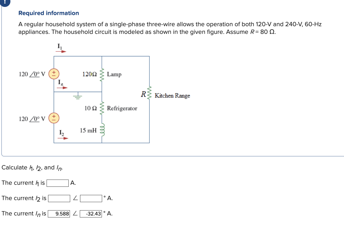 Solved Required information A regular household system of a | Chegg.com