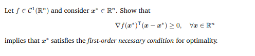 Solved Let fe C'(R") and consider z* ER". Show that Vf (3*)' | Chegg.com