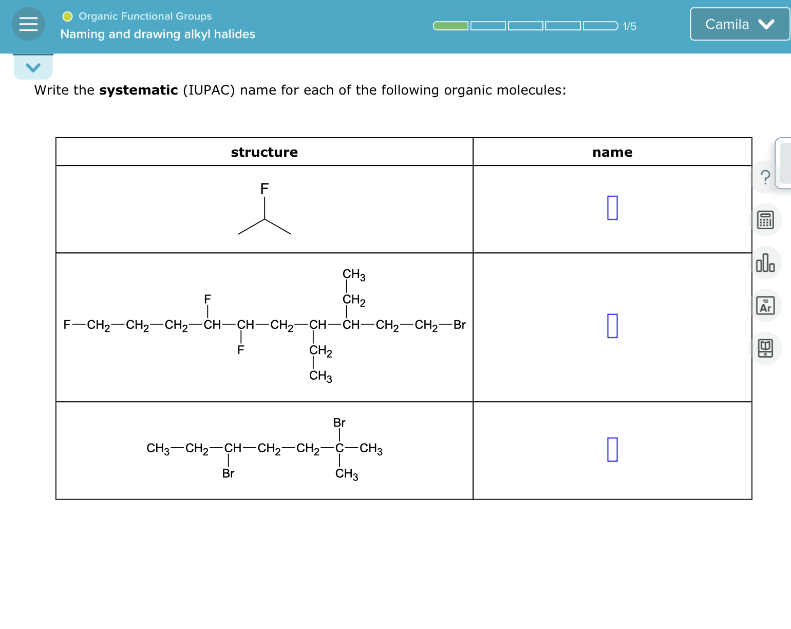 [Solved]: Write the systematic (IUPAC) name for each of the