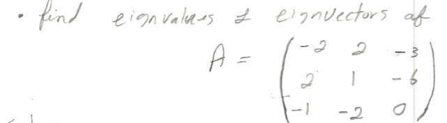 Solved Show matlab code finding Eigenvalues for the matrix | Chegg.com