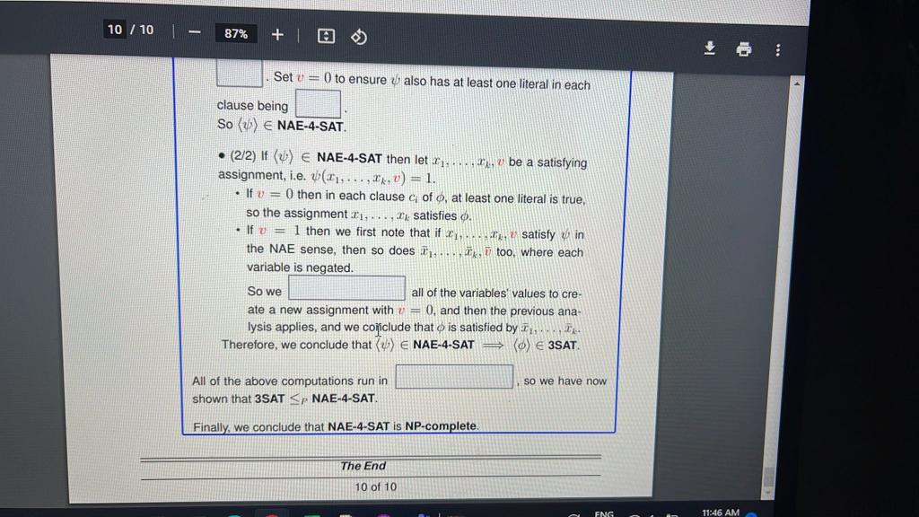 Solved Input: A Boolean expression ϕ=c1∧⋯∧cn for some n≥1, | Chegg.com