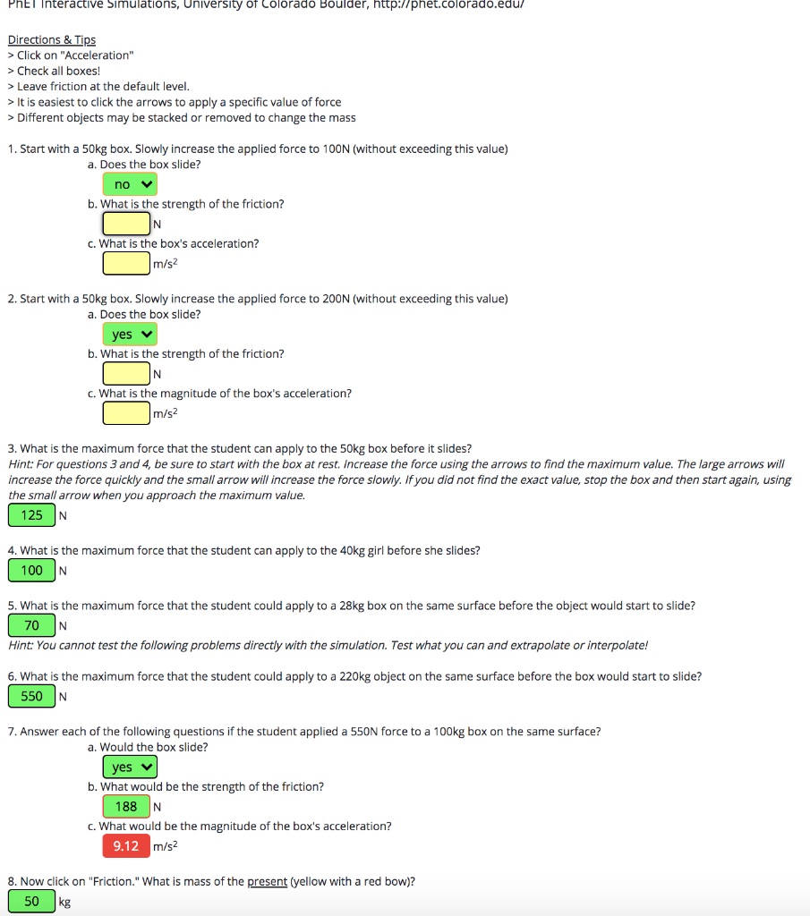 Notes Answers have 5% tolerance to allow for | Chegg.com
