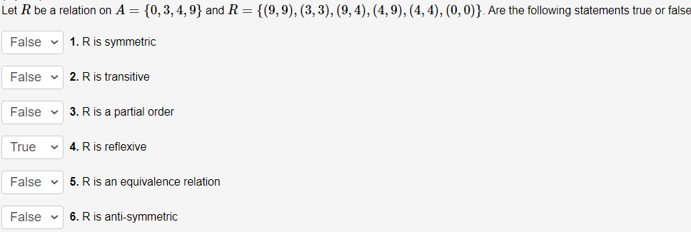 Solved Let R be a relation on A={1,3,5,6} and | Chegg.com