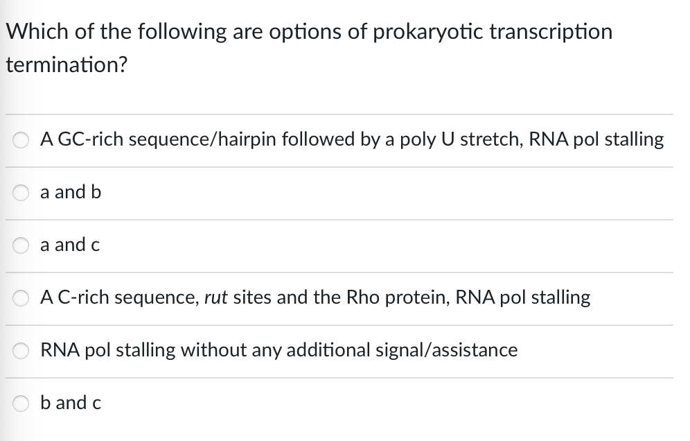 Solved The mechanism of elongating an RNA transcript is | Chegg.com