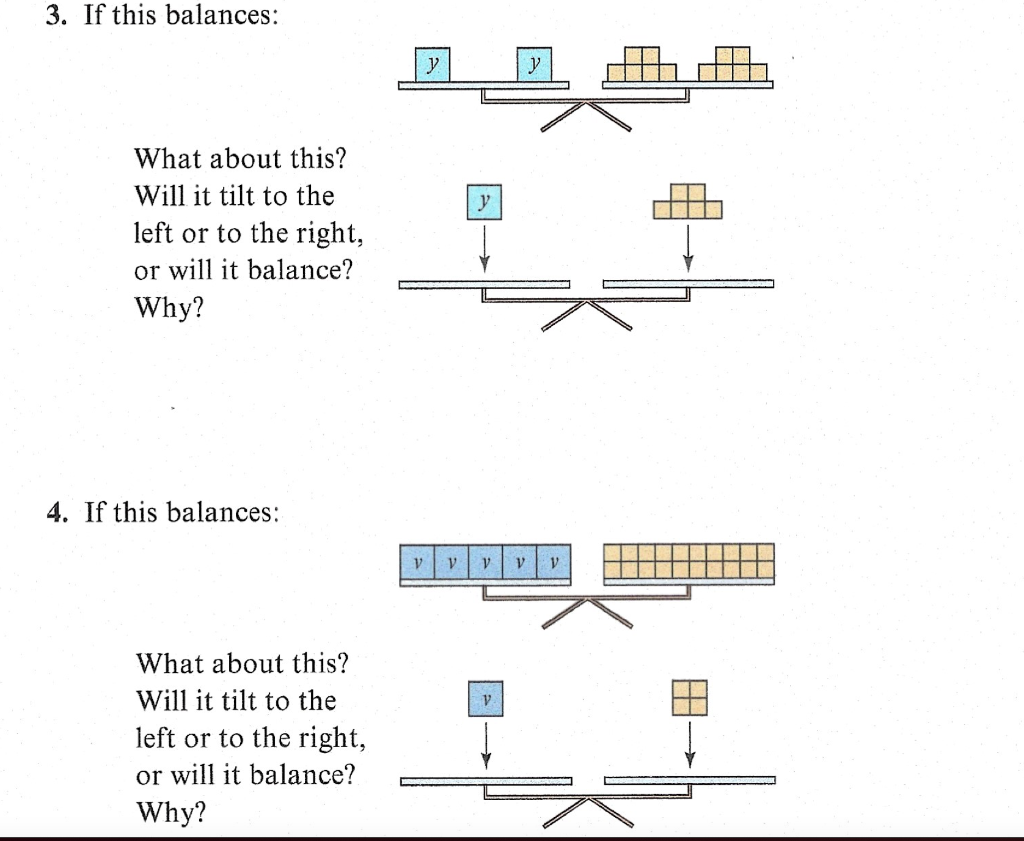 Solved 3. If this balances: y y What about this? Will it | Chegg.com
