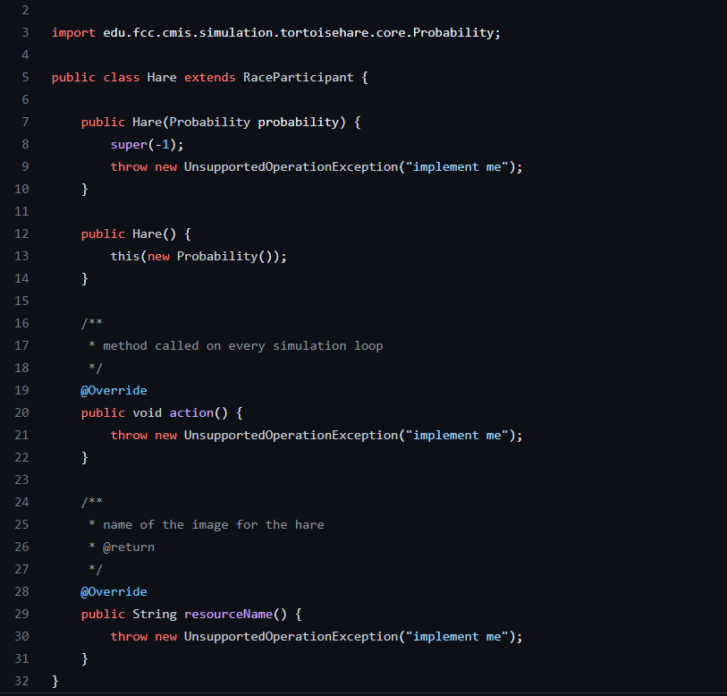Solved Need help with Tortoise and Hare Java question please | Chegg.com
