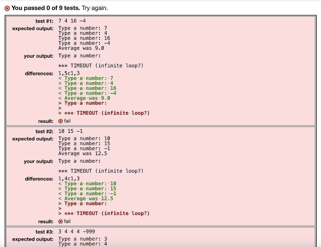 Solved Java Problem Printaverage Write Method Only 