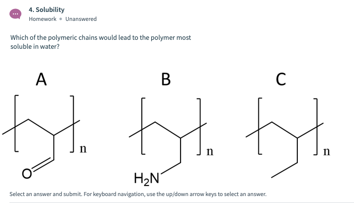 Solved 1. Structural Formula Homework. Answered Select the | Chegg.com