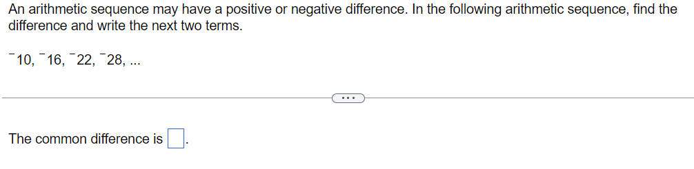 Solved An arithmetic sequence may have a positive or | Chegg.com