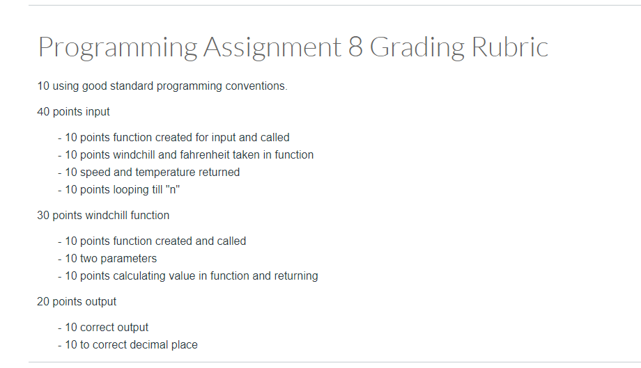 Solved Windchill During winter, everyone would like to know | Chegg.com