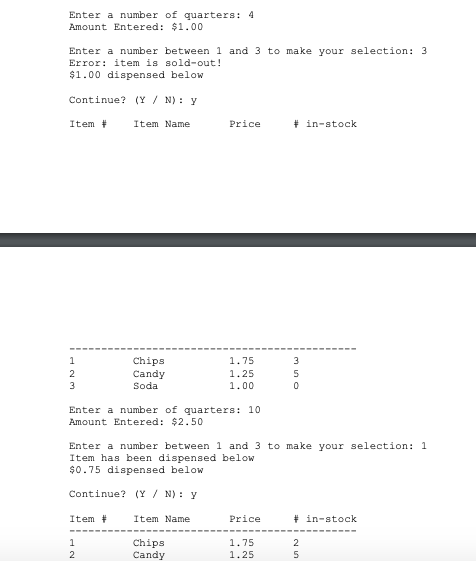 Solved For this lab, you will be creating a program that | Chegg.com