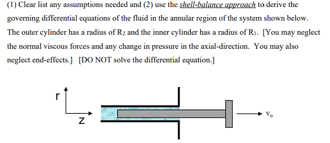 Solved (1) Clear list any assumptions needed and (2) use the | Chegg.com