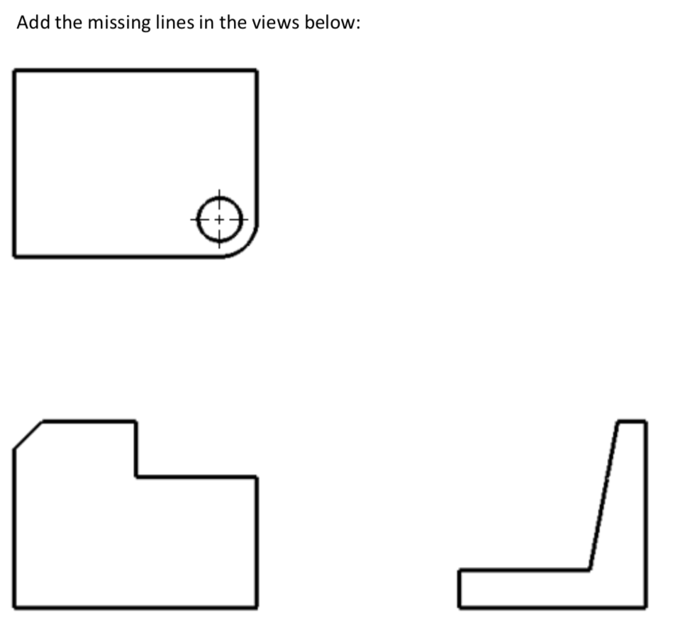 Solved Add the missing lines in the views below: | Chegg.com