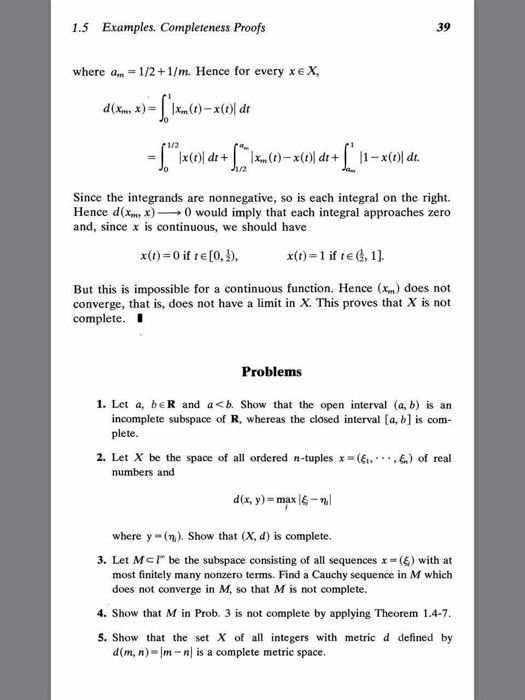 Solved 1.5 Examples. Completeness Proofs 39 where am 1/2 | Chegg.com