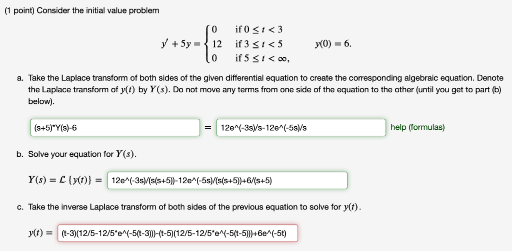 Solved 1 point) Consider the periodic functionf(t) defined | Chegg.com