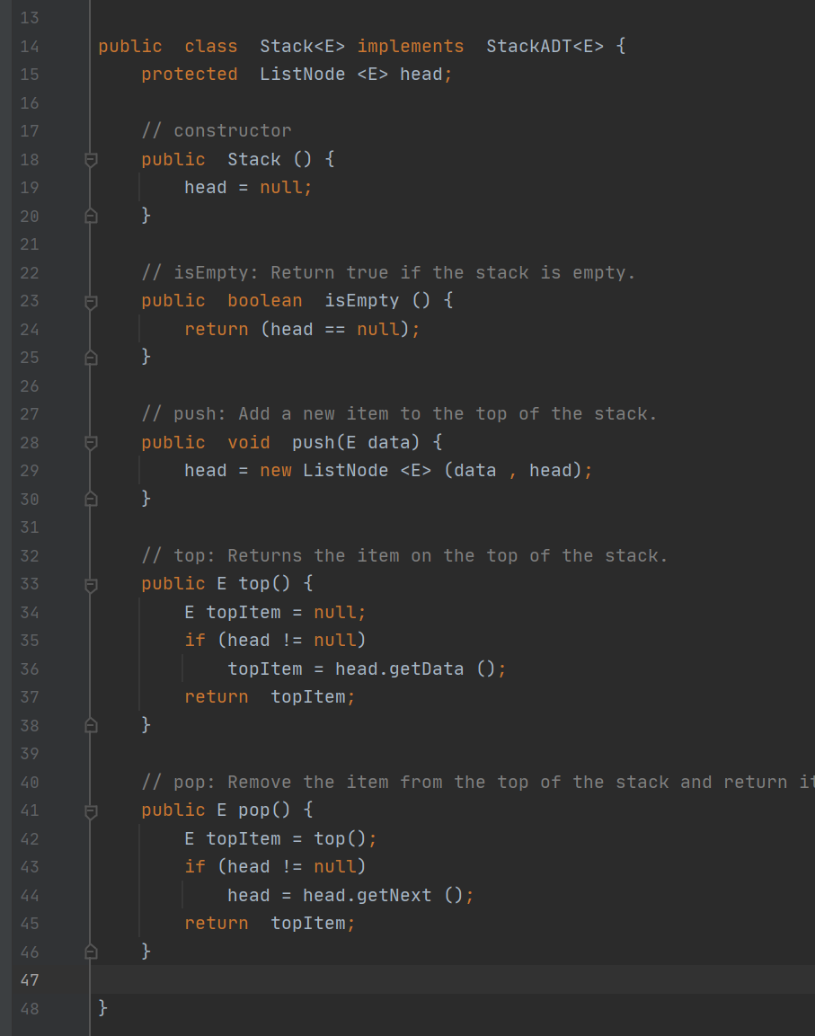 Solved 1. Pay attention to the implementation of the method | Chegg.com